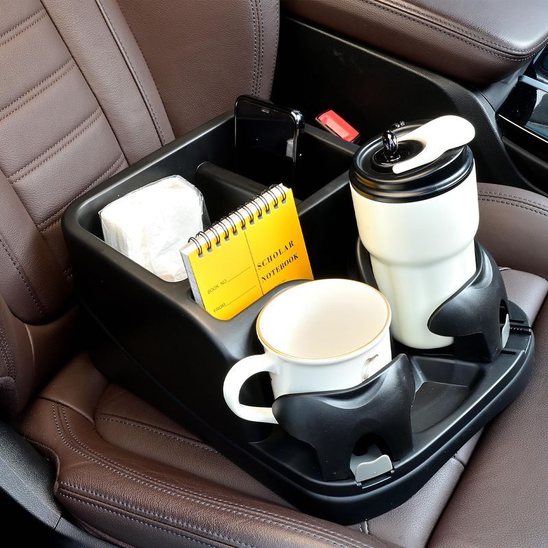 Keyiduid Center Console for Cars, Car Console Organizer with Drink ...