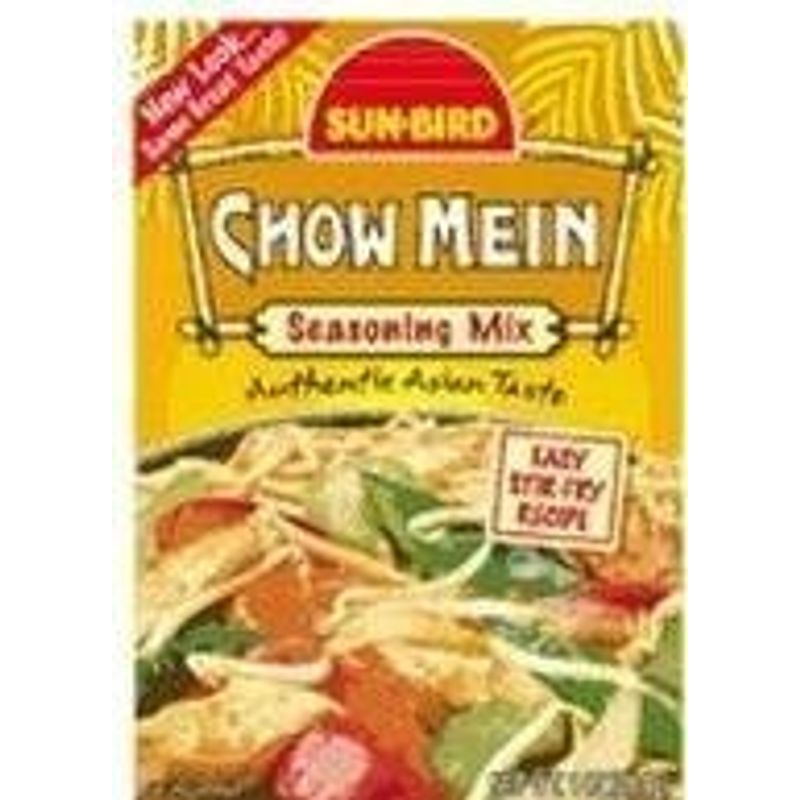 Sun-Bird Chow Mein Seasoning Mix (1 oz Packets) 4 Pack by Sun Bird ...