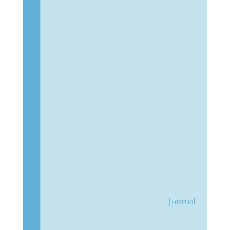 Journal: Two Tone Light Blue 8x10 - GRAPH JOURNAL - Journal with graph ...