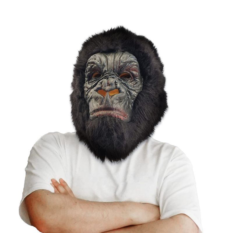 CreepyParty Gorilla Mask King Kong Animal Latex Full Head Realistic ...