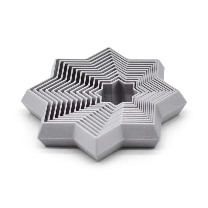 Star Fidget Toy - Entertain for Hours - Fidget 3D Printed Gift (Gray ...