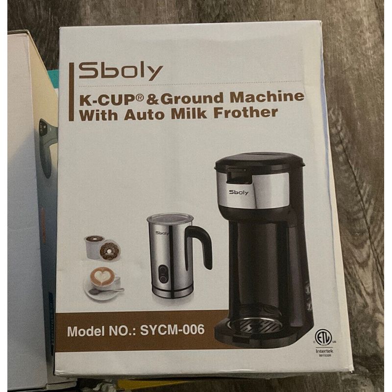 Sboly Coffee Maker fast Brewer K-Cup Pod & Ground Coffee Single Serve ...
