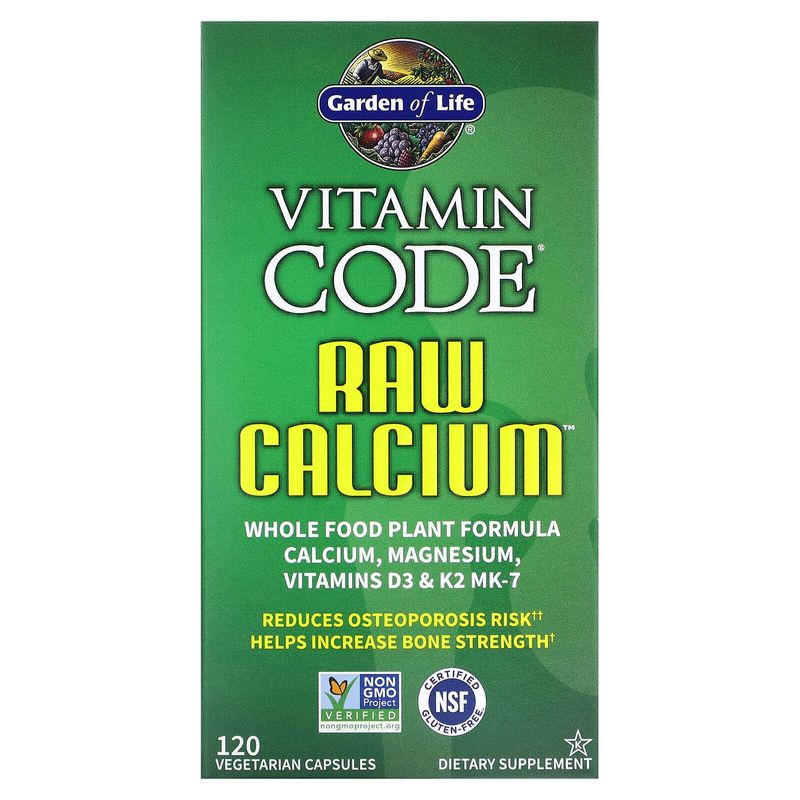 Vitamin Code, RAW Calcium, 120 Vegetarian Capsules - Online Marketplace ...