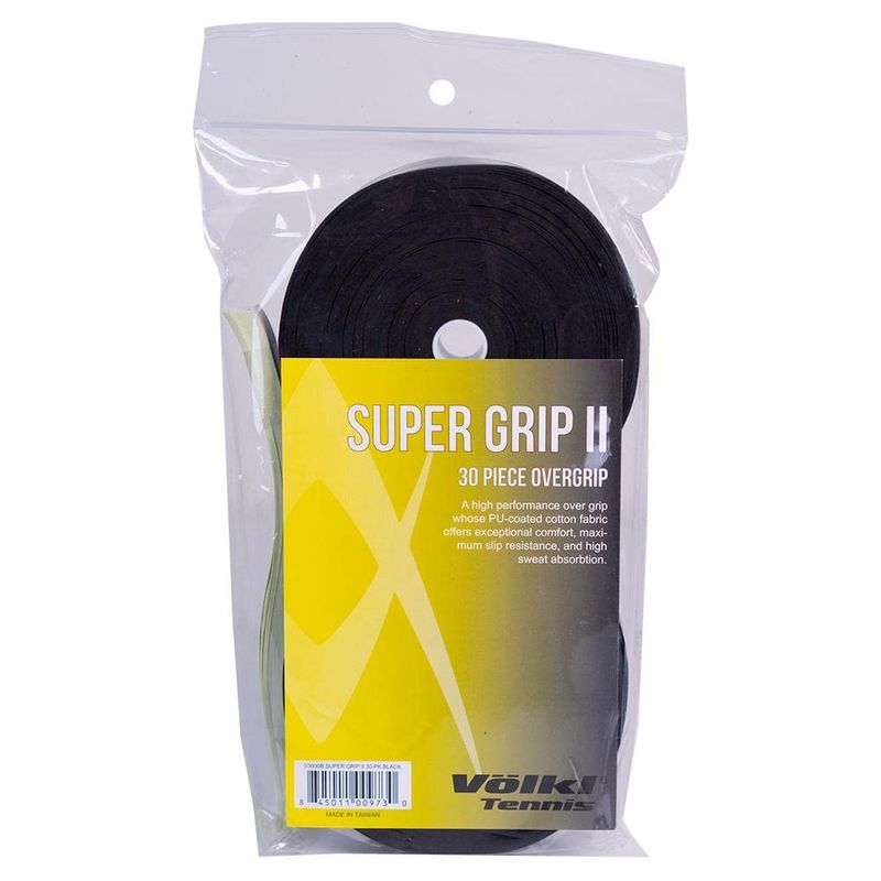 Volkl Super Grip II | Cotton | Overgrip | High Performance Tennis Grip ...