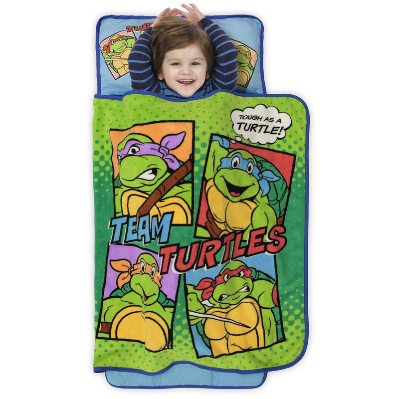 Teenage Mutant Ninja Turtles Toddler Nap-Mat - Includes Pillow and ...