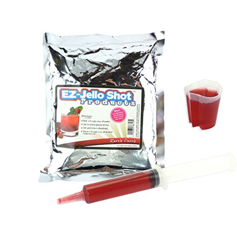Razzle Dazzle Jello Shot Mix 6.78 oz - Premium Gluten-Free Jello Mix ...