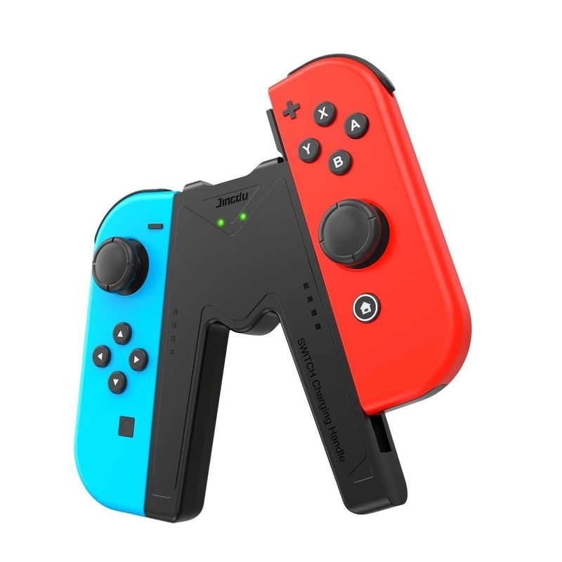 JINGDU Ladegriff für Switch NS/Switch OLED Joy Con,Griffhalterung Gaming Griffgriff Controller ...
