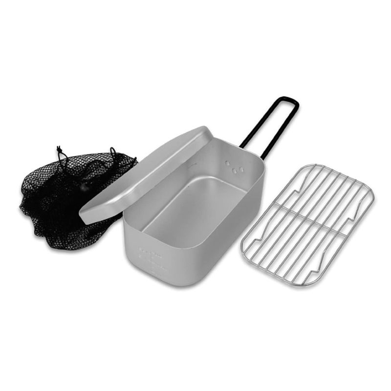 Yamazen MESS-SET Aluminum All-Purpose Cooker, Mestin Set, Campers ...