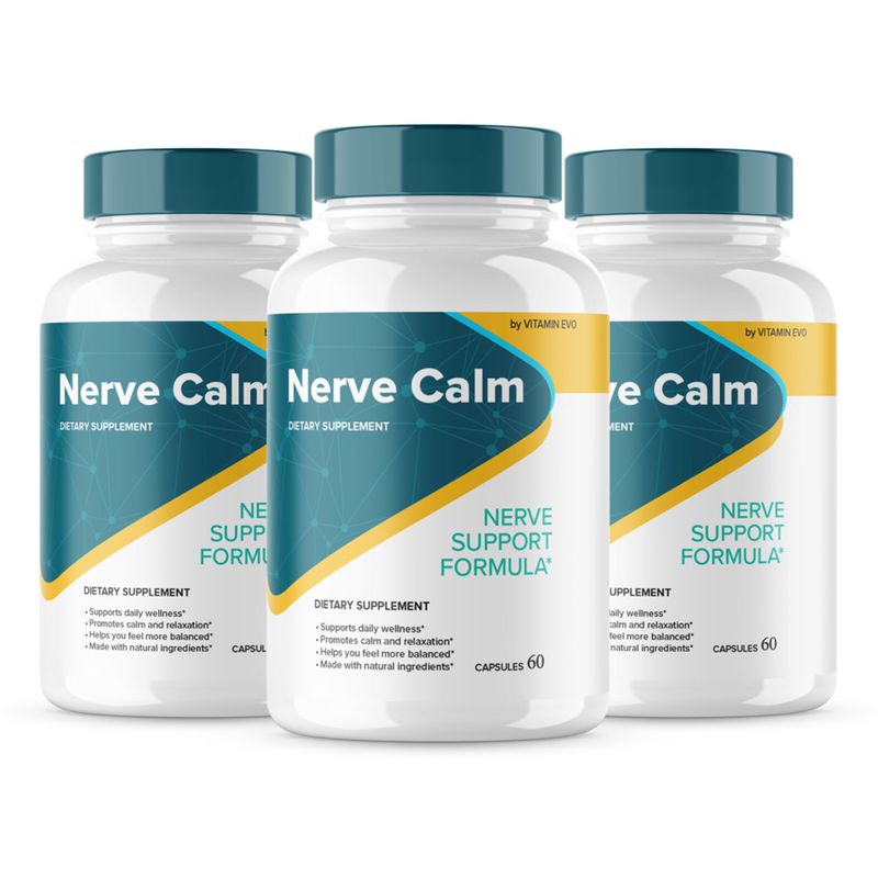 (3 Pack) Nerve Calm Nerve Health Capsules, NerveCalm Healthy Support ...
