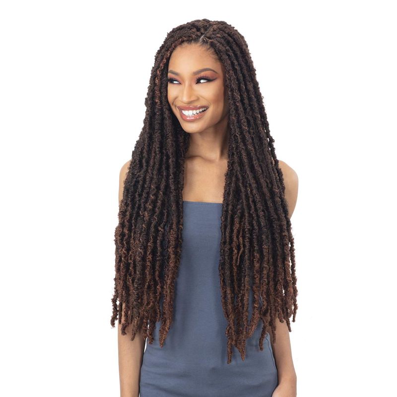 FreeTress Crochet Braids 2X Indie Distressed Loc 26" (5-pack, 2 ...