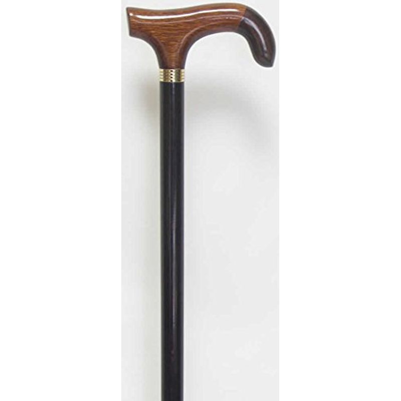 Oak L-Shaped Cane Cane Ebony Decorative - EveryMarket