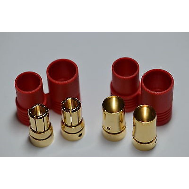 Super Duty Turnigy / HXT 8MM Bullet Connector Plug & Housing Set for ...