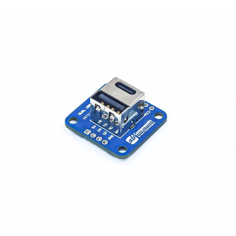 sb components Dual USB Breakout Type C and USB Type A Serial Basic ...