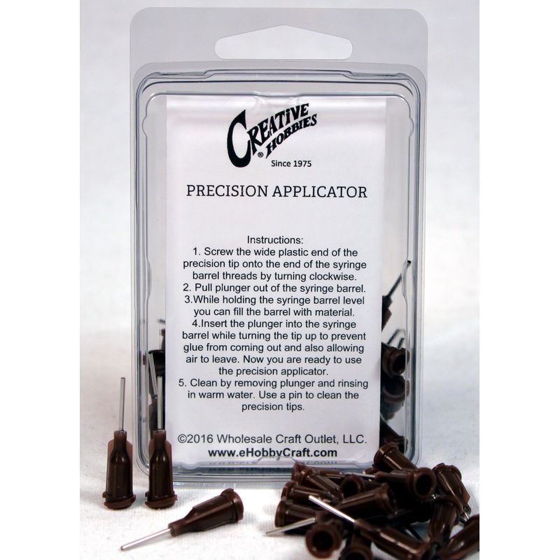 Creative Hobbies® 19 Gauge 0.5 Inch, Precision Applicator Dispenser ...