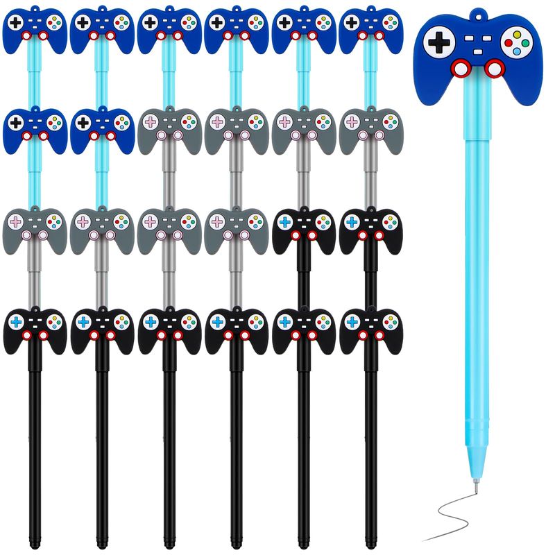 Tinlade 24 Pcs Video Game Pens Gamer Party Favors Themed Gaming ...