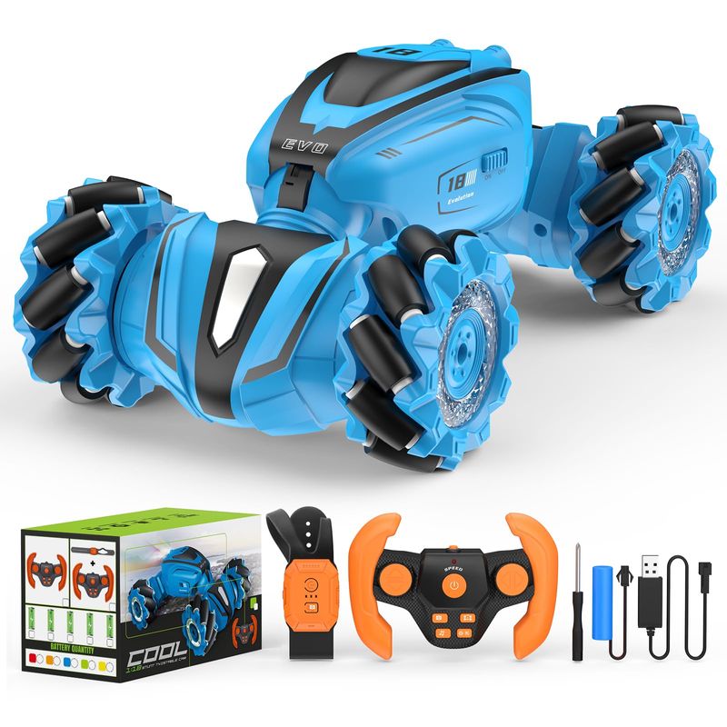 AONGAN RC Crawler, Remote Control High-Speed Stunt Car with 360° Flips ...