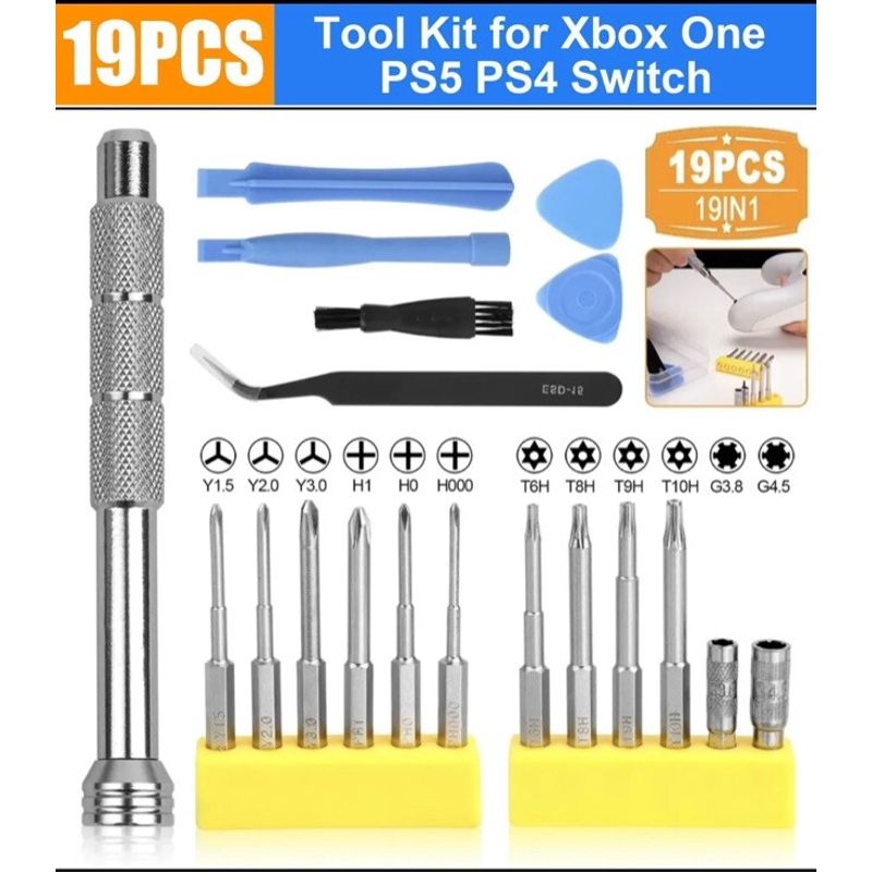 Tool Kit for Sony Playstation 5 Console PS5 Controller screwdriver Fan ...