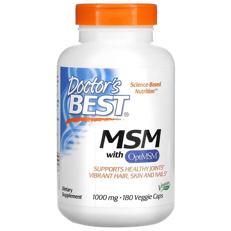 Doctor's Best - MSM with OptiMSM | Supports Healthy Joints and Skin ...