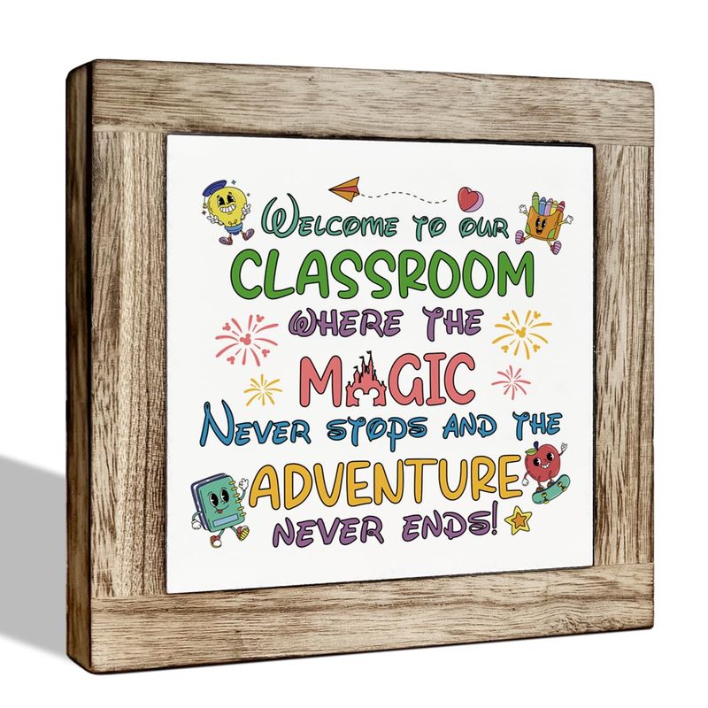 Welcome to Our Classroom Sign, Welcome Sign for Classroom Decoration ...