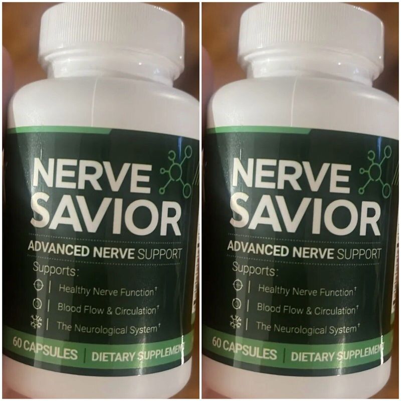 2 Pack Nerve Savior Pills Original Supplement Advanced Nerve Support ...