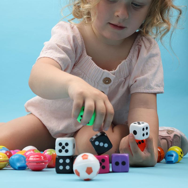 Hard Plastic Balls - 2 Inch Plastic Balls for Kids - 49 mm Self-Vending ...