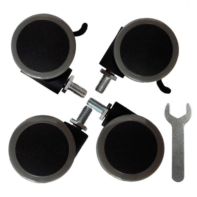 Covers Replacement Casters for Standing Desk, Office Chair, FLEXISPOT ...