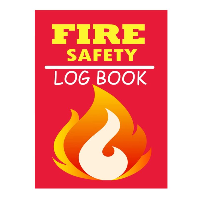 Fire Safety Log Book: A4 Red Cover Fire safety documentation| Fire ...