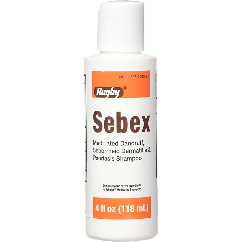 Sebex medicated dandruff Seborrheic Dermatitis & Psoriasis shampoo 4oz ...
