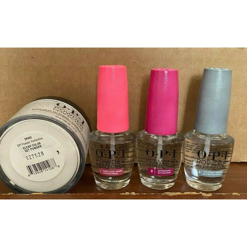 OPI DIP PRO KIT - Clear Color Set Powder 1.5 oz + System Liquid ...