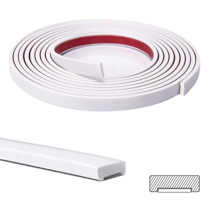 Peel and Stick Moulding Trim Flexible Tile Edging Strip Self-Adhesive ...