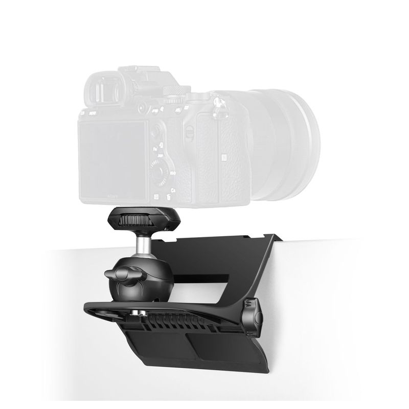 RAUBAY Monitor Top Camera Mount Clamp, Hanging Webcam Stand with 1/10.2 ...