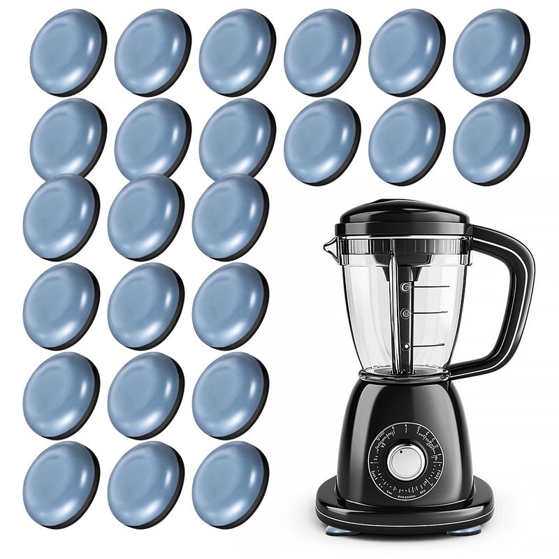Wanmu 24Pcs Appliance Sliders for Kitchen Appliances Self-Adhesive ...