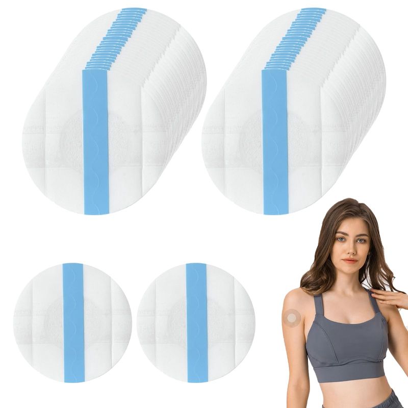 50PCS Freestyle Libre Sensor Covers Round Transparent Sensor Patches ...