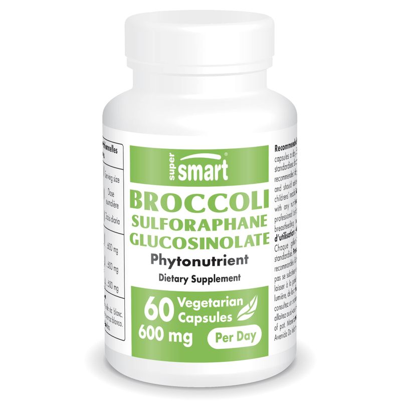 Supersmart - Broccoli Sulforaphane Glucosinolate 600mg per Day (High ...
