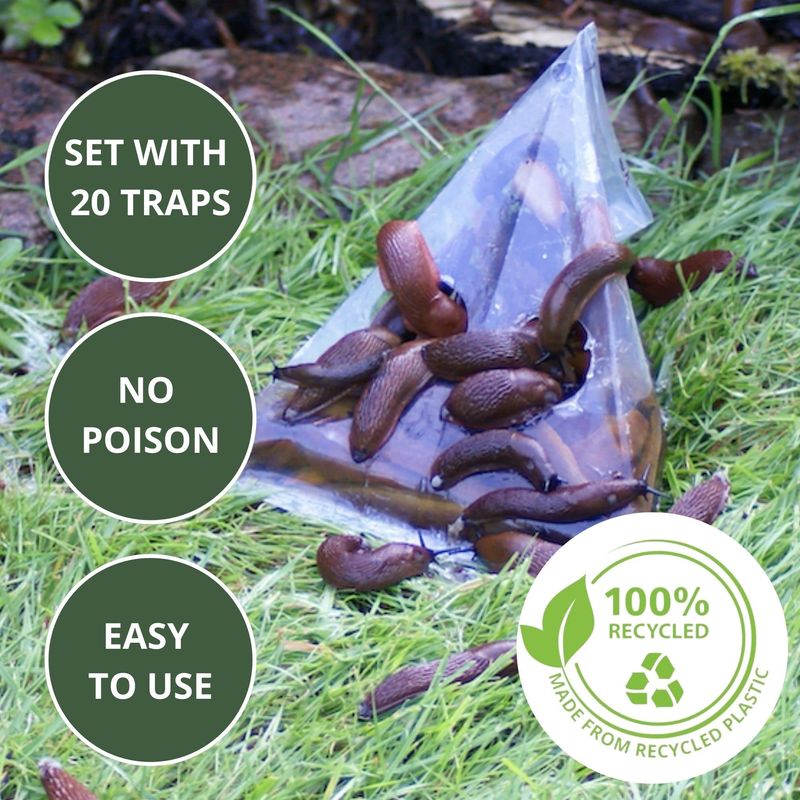 Set of 20 Slug Traps, Hygienic, Disposable and No poison. - Online ...