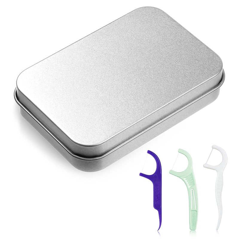 WY LIGHTING LEVEL Dental Floss Portable Case Convenient Floss Picks ...