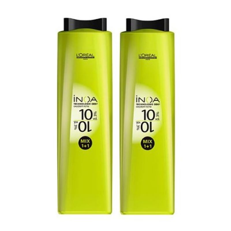 Loreal 3% Inoa Oxydant Riche 2 x 1000 ml H2O2 LP Peroxide 10 Vol ...