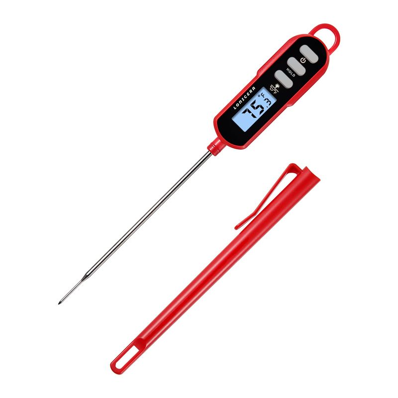 Lonicera Instant Read Digital Meat Thermometer for Food, Bread Baking ...