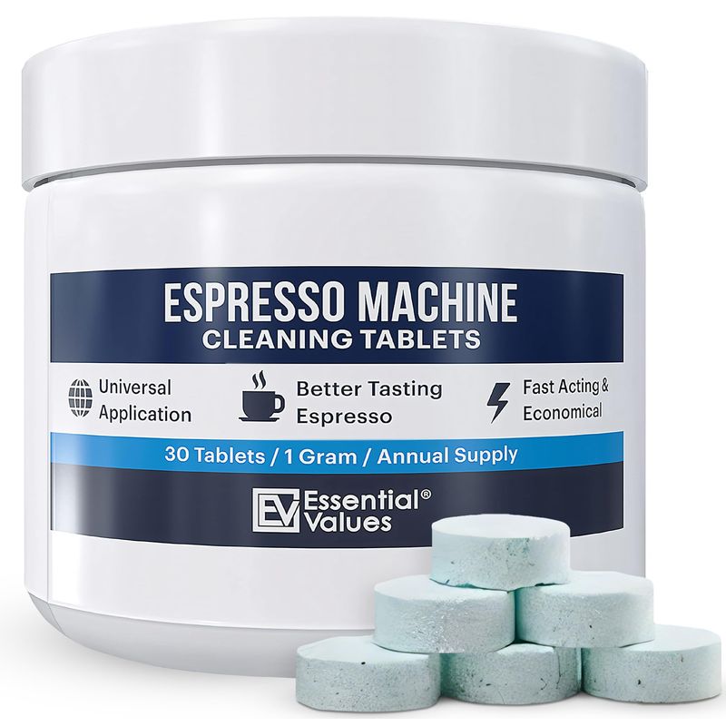 Essential Values Espresso Machine Cleaning Tablets (30 Tablets ...