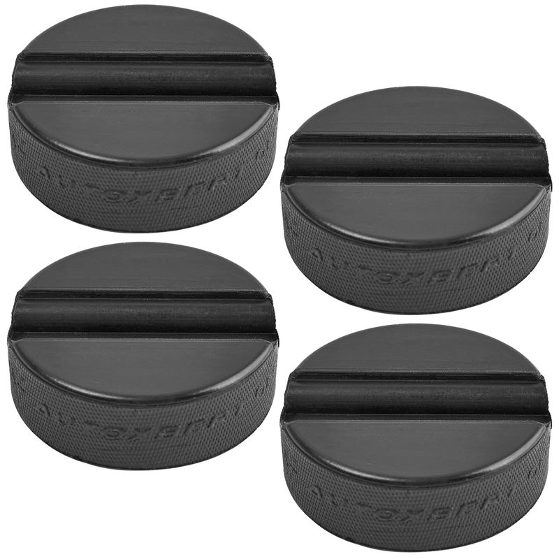 4Pcs Car Trolley Rubber Jack Pad Floor Slotted Frame Protector Adapter ...