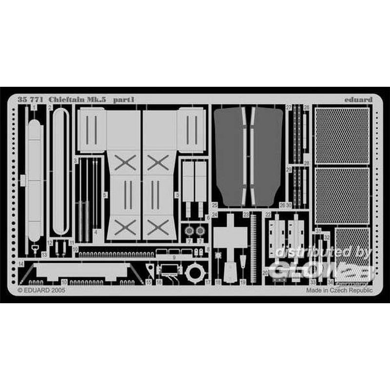 Eduard Accessories 35771 Model Making Accessories Chieftain Mk. 5 for ...