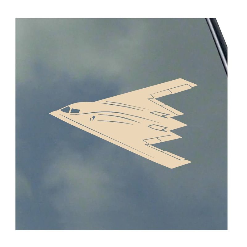 B-2 Spirit in Flight Vinyl Sticker Decal Air Force Stealth Bomber Crew ...
