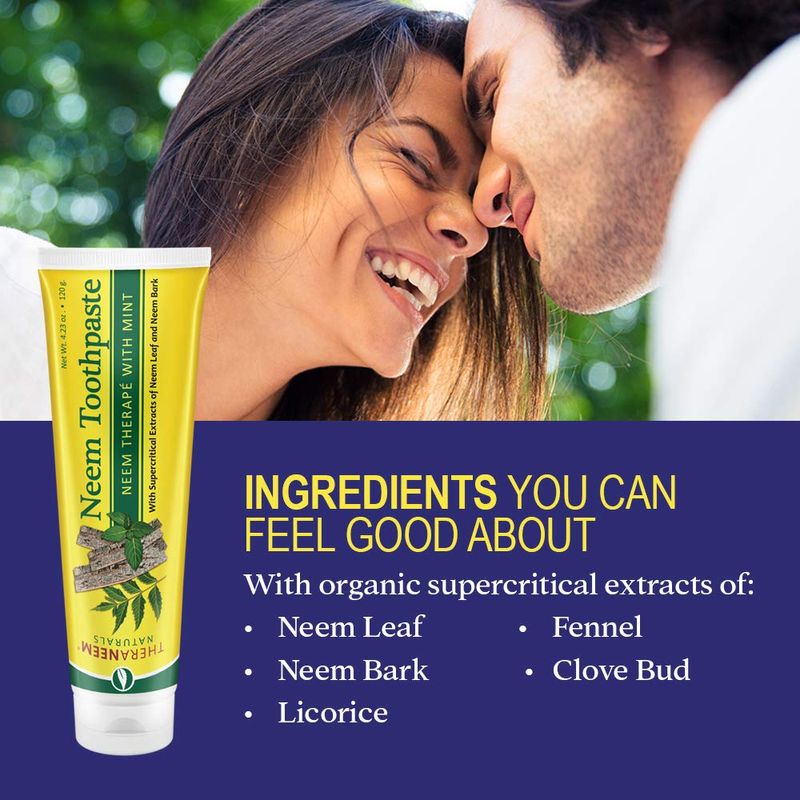TheraNeem Theraneem Neem Toothpaste 125 ml, Mint - EveryMarket