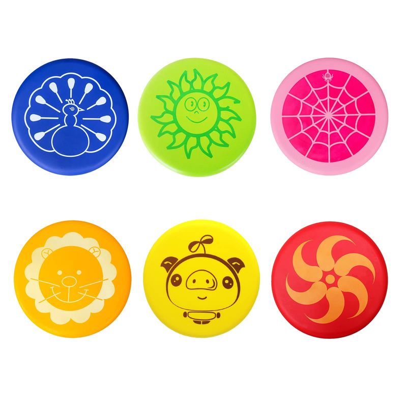 EQLEF Foam Flying Discs Kids, Soft PU Foam Flying Discs Disc Outdoor ...
