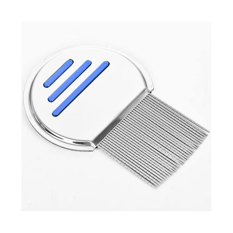Lice Treatment Professional Stainless-Steel Head Teeth& Metal Combs ...