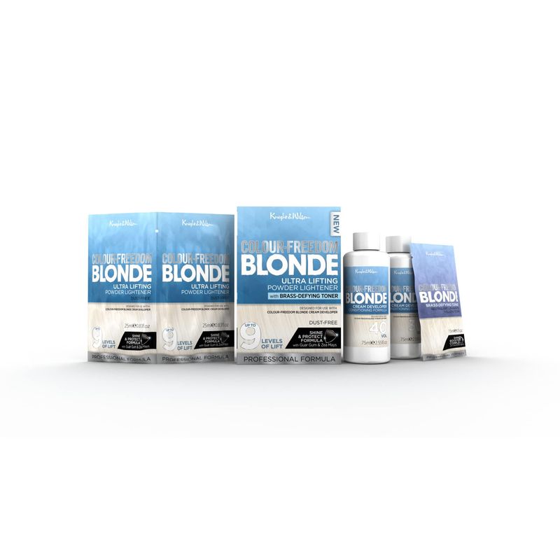 Knight & Wilson Colour-Freedom Blonde Ultra high lift Hair Bleach ...