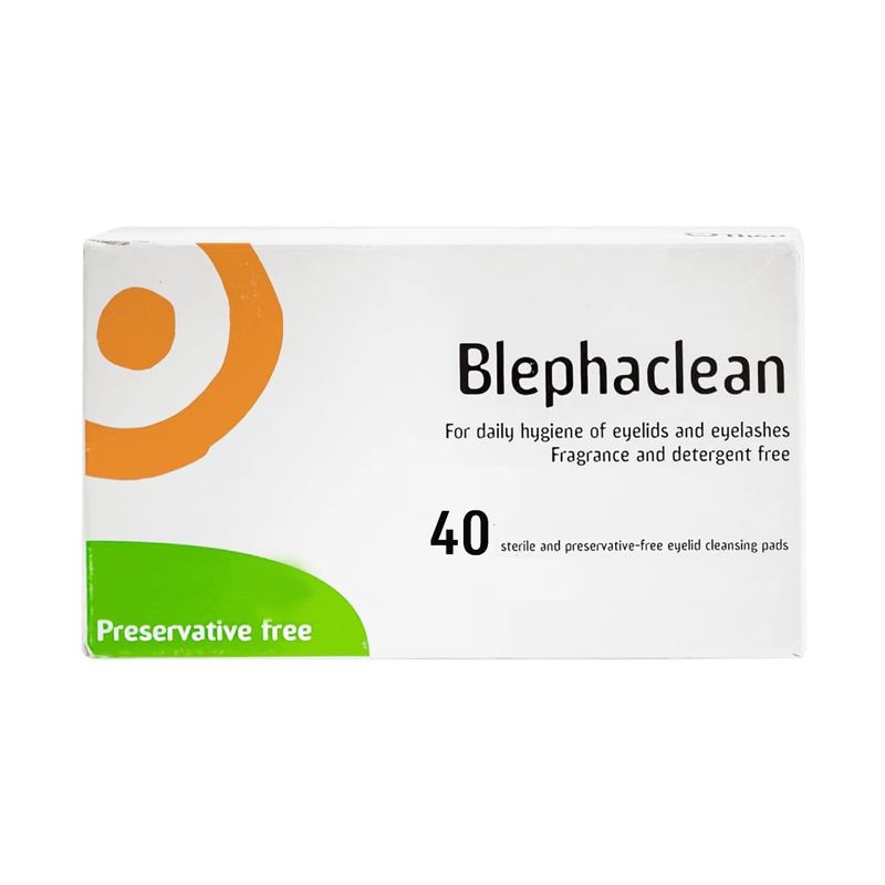 Blephaclean 40 Sterile Eyelid Wipes For Blepharitis by Blephaclean ...