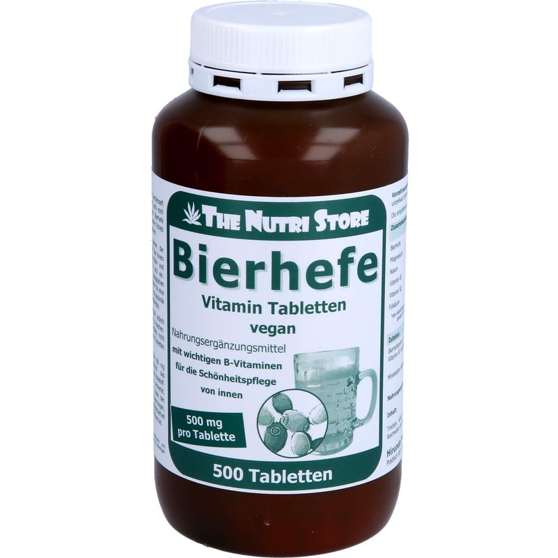 The Nutri Store Bierhefe Vitamin Tabletten, 500 St. Tabletten - Online ...