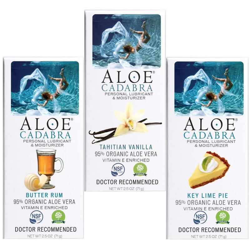 Assorted Flavored Lube Bundle for Her, Him & Couples, (Vanilla, Butter ...