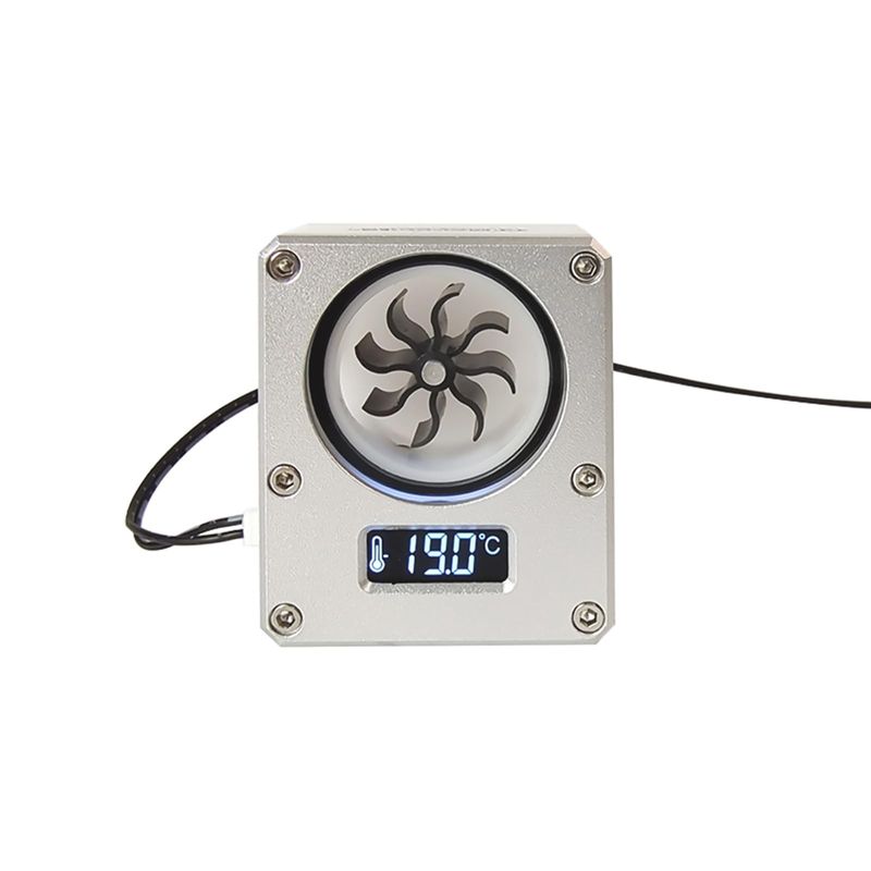 Water Cooling Temperature Sensor System Monitor LCD Screen Display ...